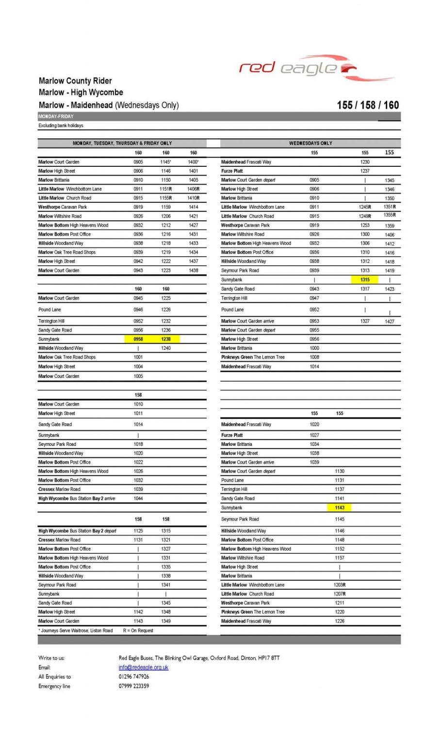 Town Bus - Marlow Town Council